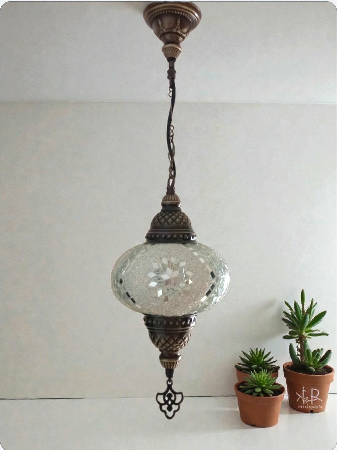 Подвесной светильник Восточный Exotic Lamp 0832 бел микс 2026