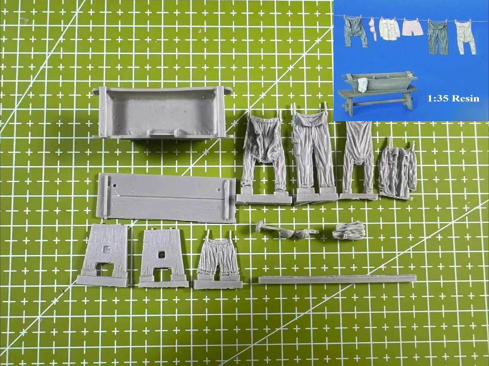 Качественный 1/35 модель из смолы, сценарий, изготовление моделей, мебельные принадлежности, набор моделей