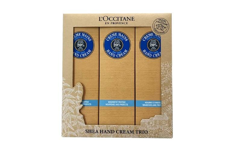 Эмульсия крем для рук унисекс LOCCITANE Shea Classic увлажняющий восстанавливающий, 150ml*3