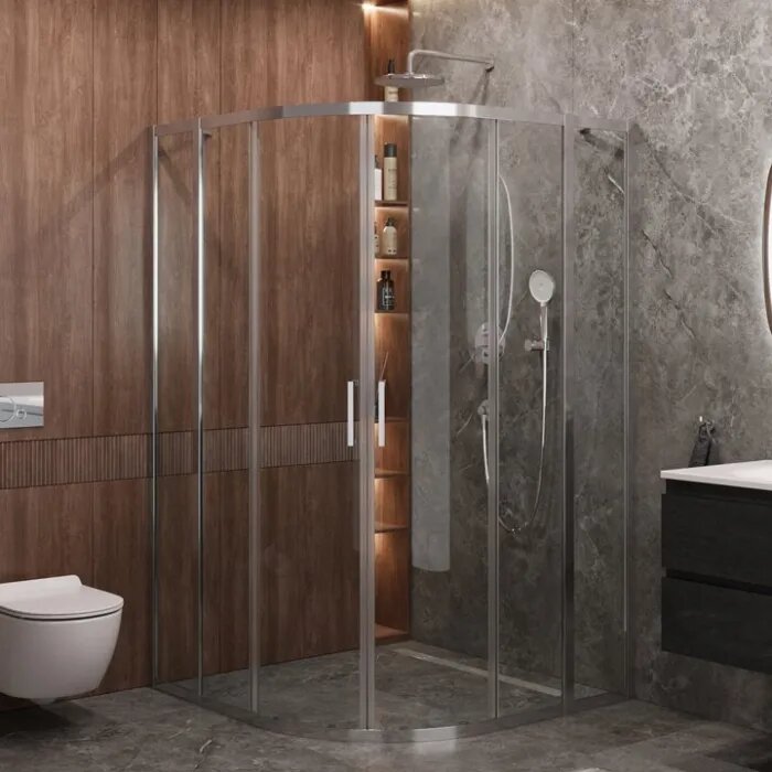 Душевой уголок Cezares Molveno R 22 80+30 C Cr IV