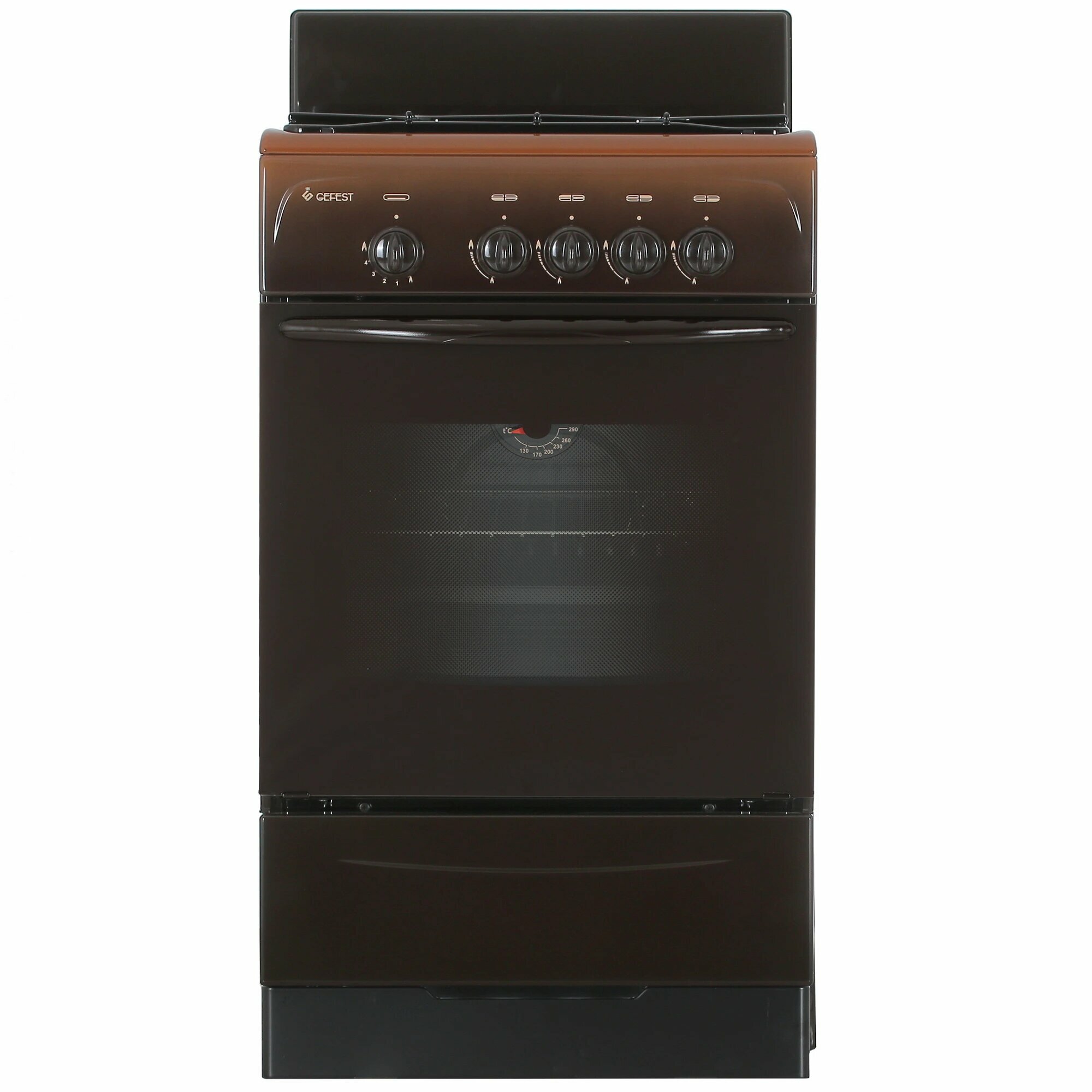 Газовая плита Gefest GS 3208B GC коричневый [конфорок - 4 шт, духовка - 42 л, газ-контроль панели, с