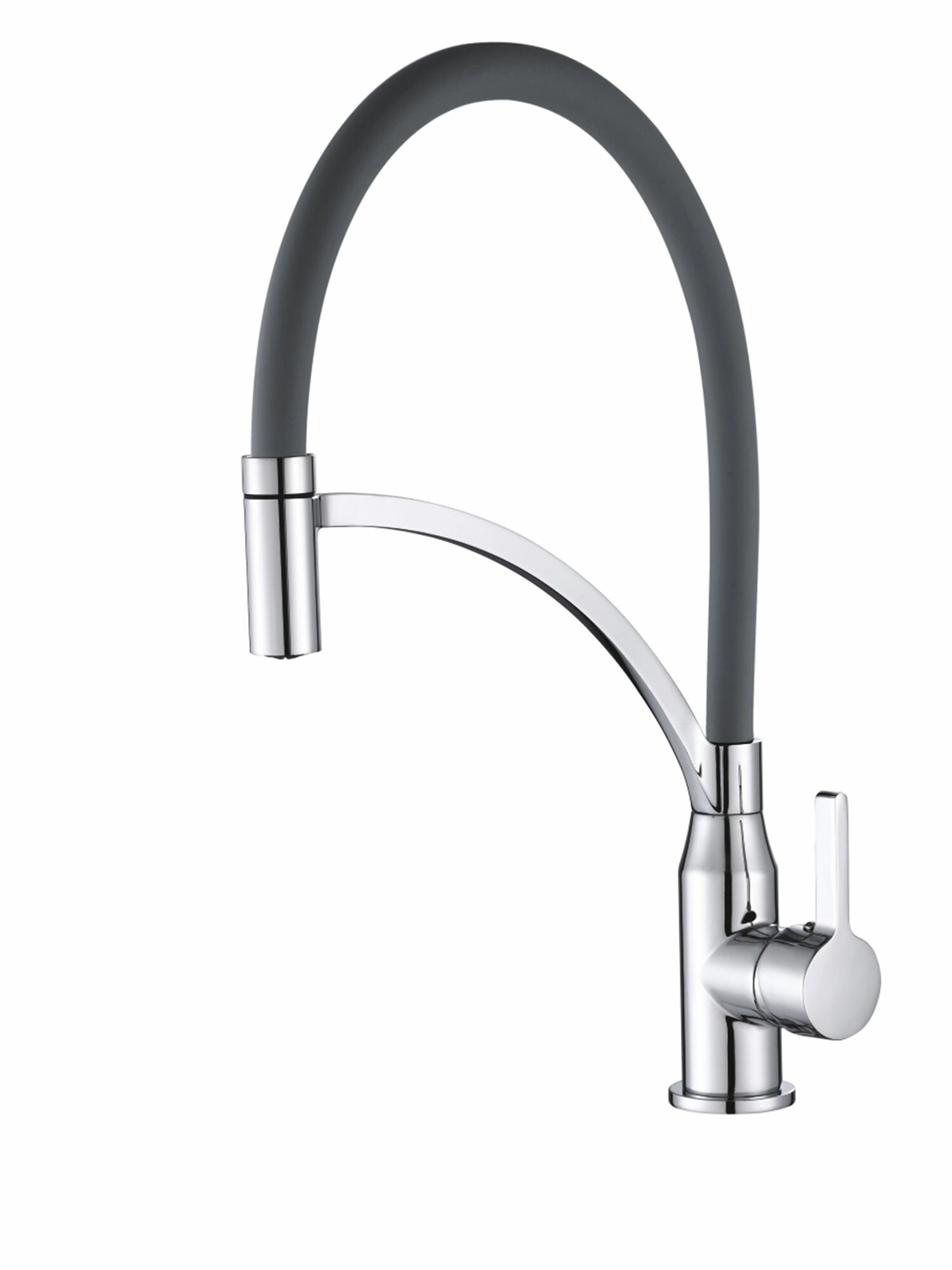 Смеситель для кухни с гибким изливом шлангом Shevanik S643-9
