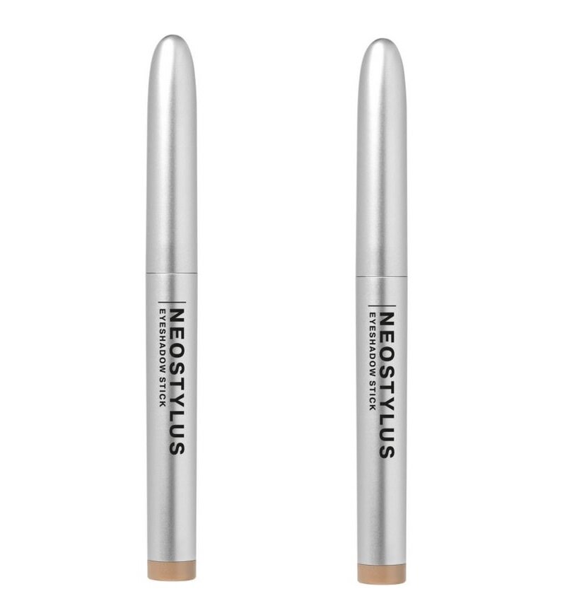 Тени Influence Beauty для век в стике Eyeshadow Stick Neostylus, тон 05 золотистый металлик, 1,1 г - 2 штуки