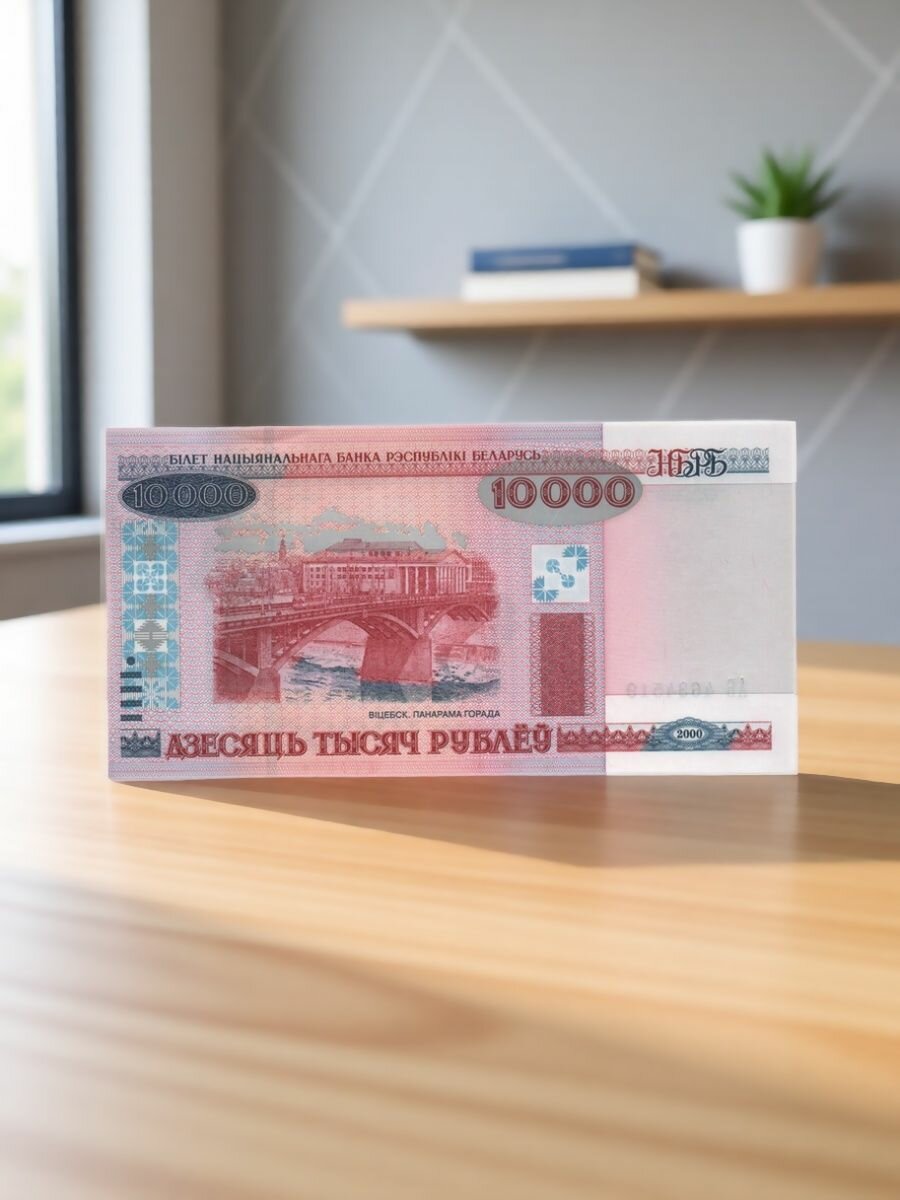 Купюра Беларусь 10 000 рублей 2000 год - пресс