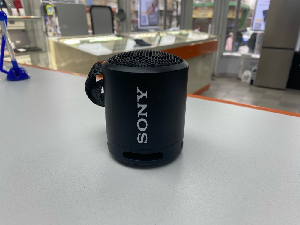 Портативная акустика Sony SRS-XB13 , 10 Вт, черный. Bluetooth 16 часов работы, б/у, уценка