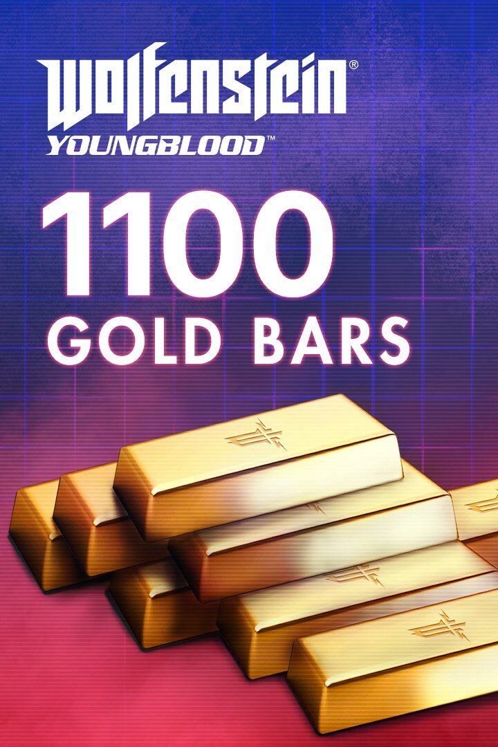 Wolfenstein: Youngblood - 1100 Gold Bars — Xbox Series X|S, Xbox One — Цифровая версия