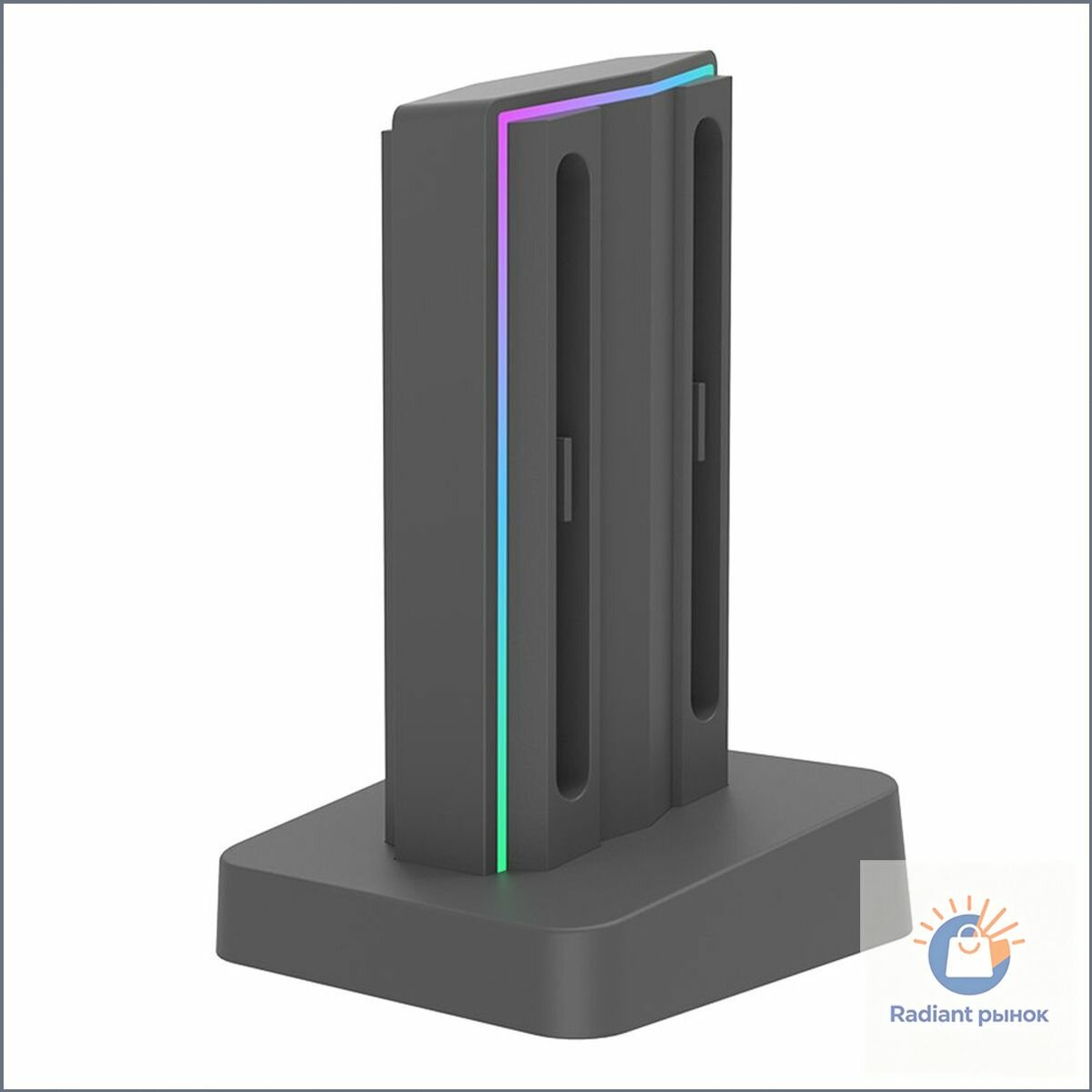 Зарядная станция для Joy-Con-контроллеров Nintendo Switch 2 с RGB-подсветкой и возможностью, одновременной зарядки четырёх контроллеров