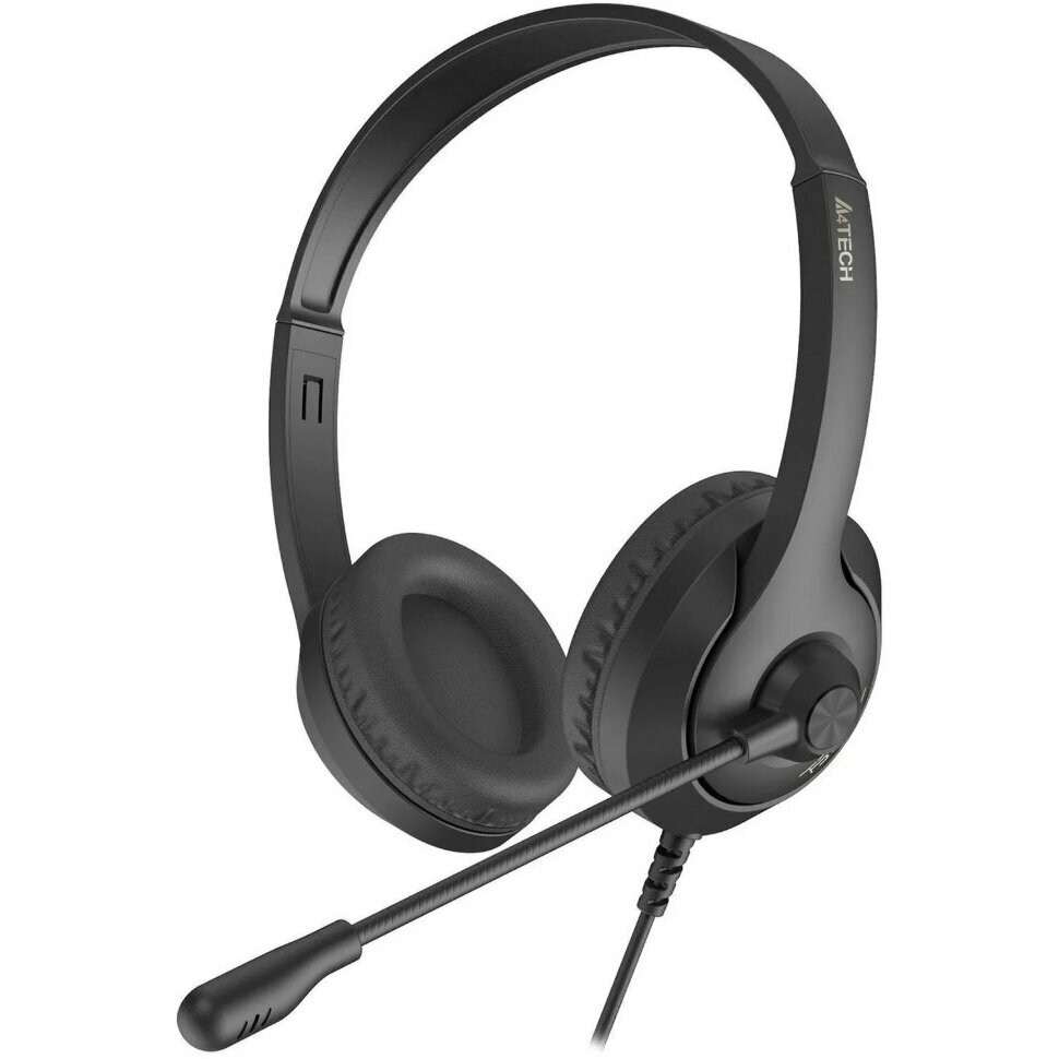 Гарнитура A4Tech Fstyler (FH100I (STONE BLACK)) черный 1.8м накладные, 1729852