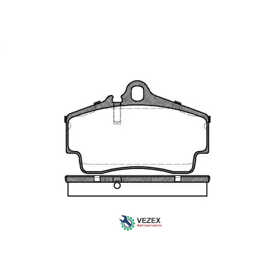 REMSA 065400 Колодки тормозные дисковые