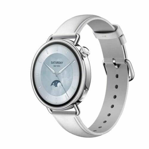 Смарт-часы Xiaomi Watch S4 41mm White Leather (BHR07VUGL), белый
