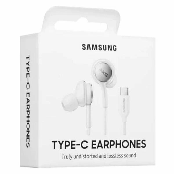 Наушники проводные SAMSUNG Samsung AKG Type-C Earphones EO-IC100BWEGRU