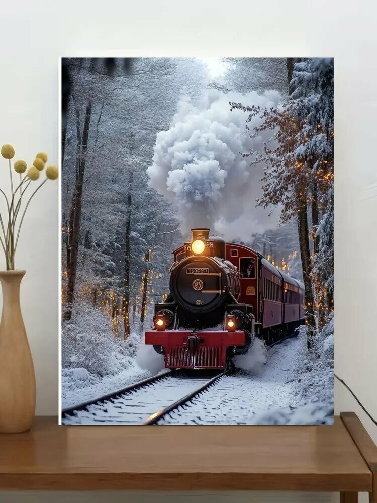 Картина "Печать струй" 40x60 см