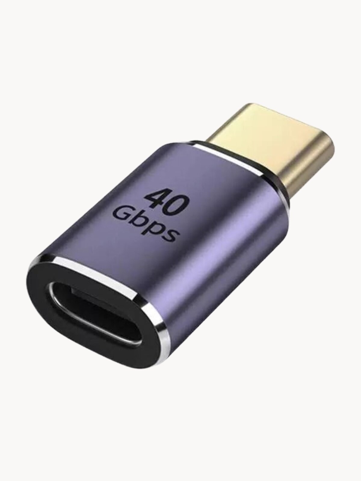 Магнитный адаптер USB-C 4.0, PD100W, 8K@60Hz, 40Gbps, прямой / Переходник (адаптер) магнитный (40 Гбит/с) USB Type-C4.0 24 pin PD100W с поддержкой быстрой зарядки