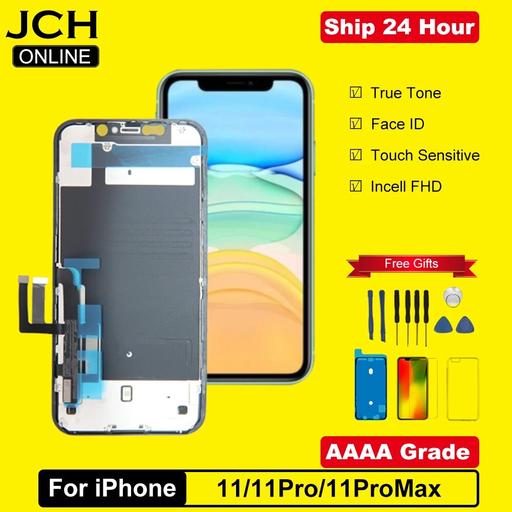 Дисплей AAA+++ для iPhone 11, 11 Pro, 11 Pro Max: ЖК-экран в сборе с тачскрином, 11 Pro Max incell