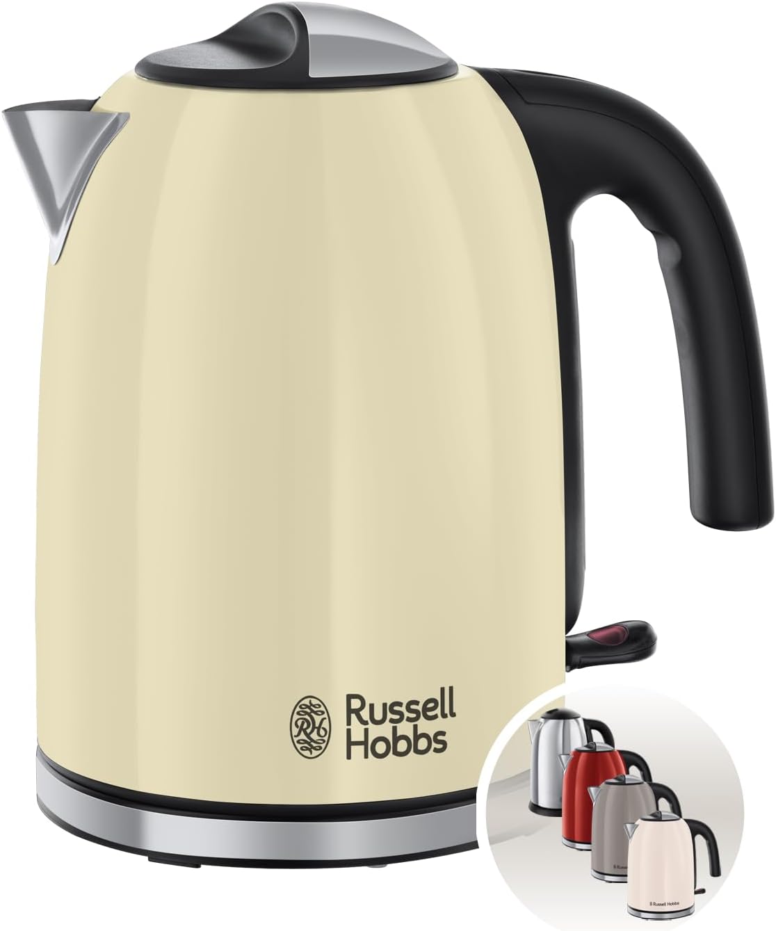 Электрический чайник Russell Hobbs, KEAI Strix, объем 1,7 л, мощность 2200 Вт, кремовый, 20415-70