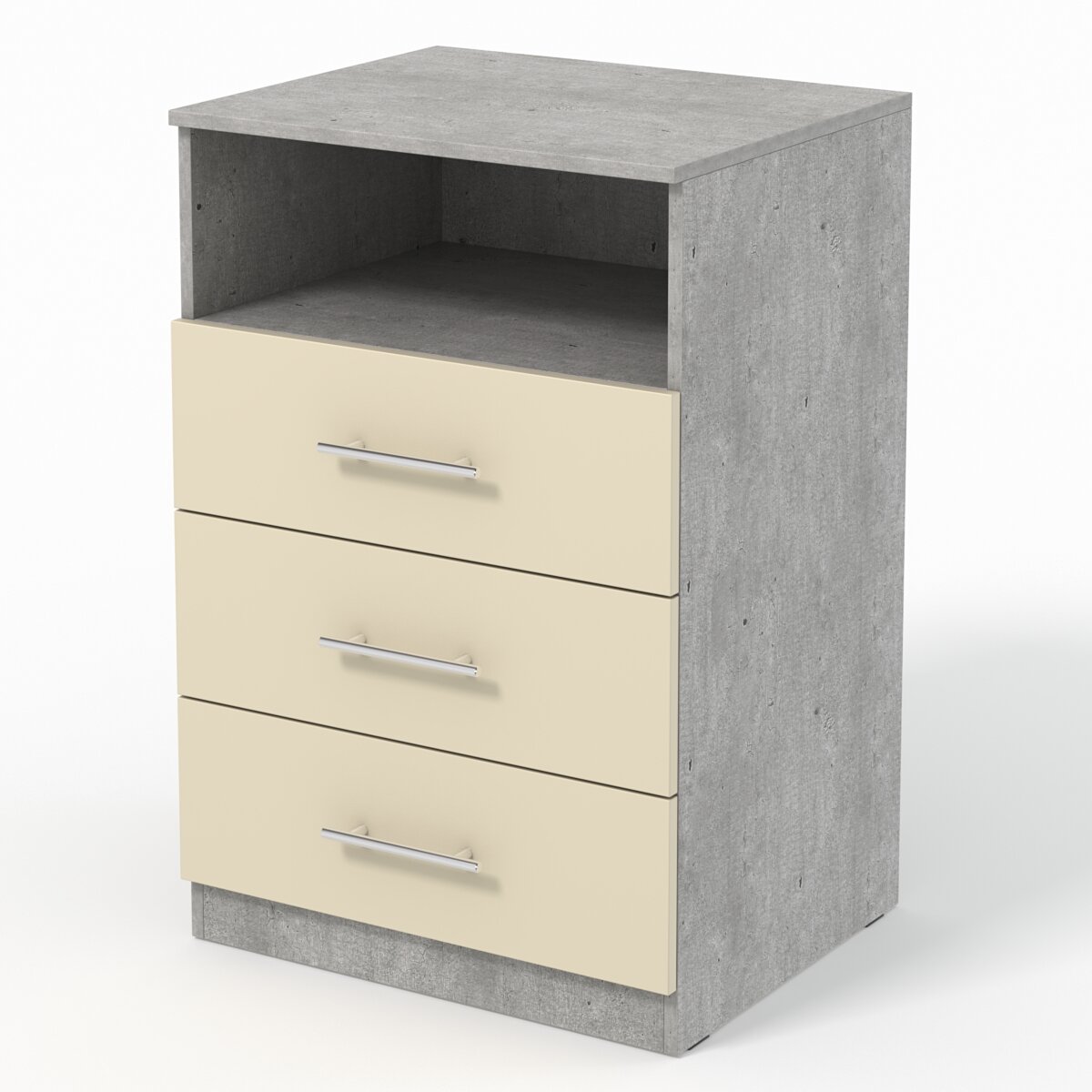 Тумба для офисной техники №4, Метрополитан Грей и Крем Вайс. Производитель товара - компания Westcom.