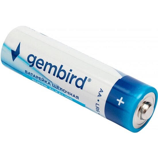 Батарейка алкалиновая Gembird GB-LR6-20B, тип AA, 20шт, коробка