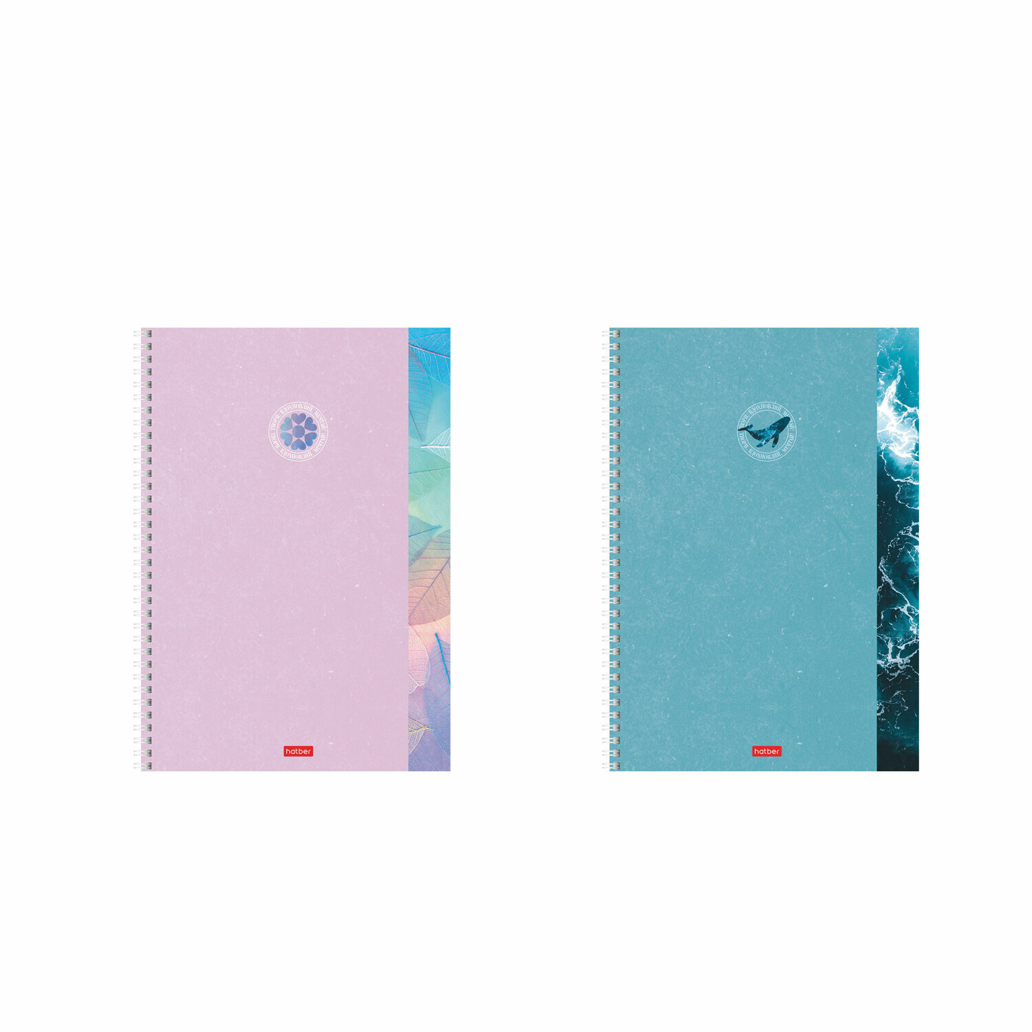 Тетрадь А4 96 л, HATBER, гребень, клетка, обложка картон, "Вдохновение вокруг" (микс в спайке), 088815, 96Т4В1гр (цена только за 1 шт.)