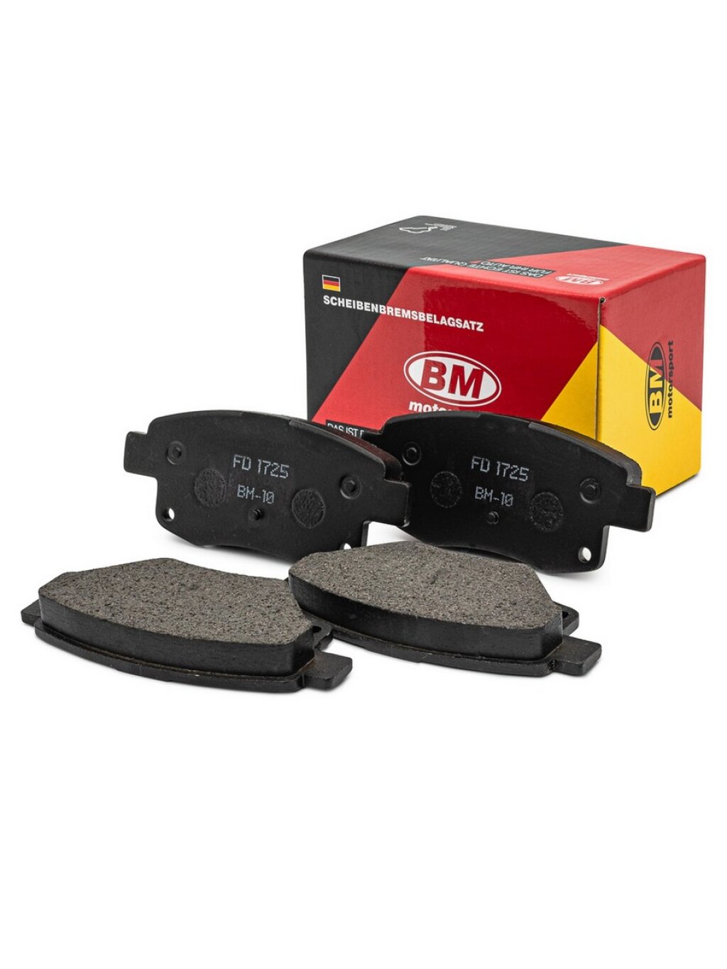 Колодки тормозные дисковые задние BM FD 1725