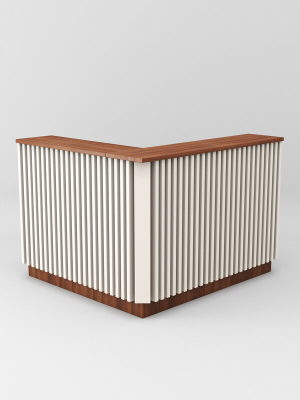 Ресепшн "Кофешоп" №1, Орех + Крем Вайс. Производитель товара - компания Westcom.