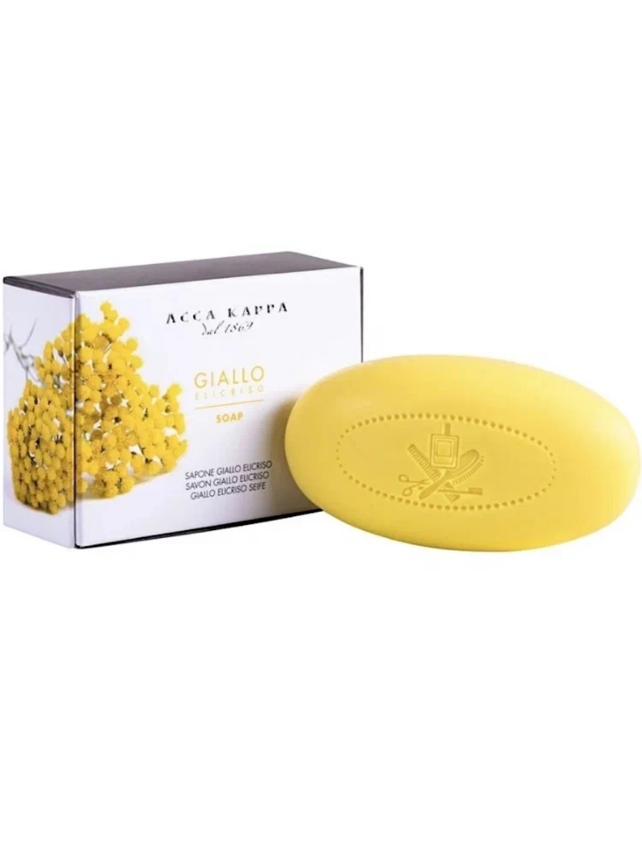 Мыло туалетное твердое Acca Kappa Giallo Elicriso Soap (Желтый Бессмертник), 150 гр