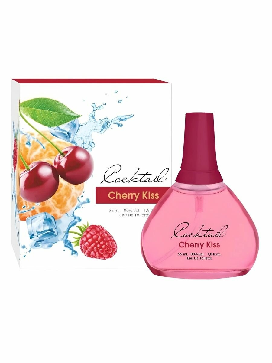 Apple Parfums Туалетная вода женская Вода Cocktail Cherry Kiss, 55 мл