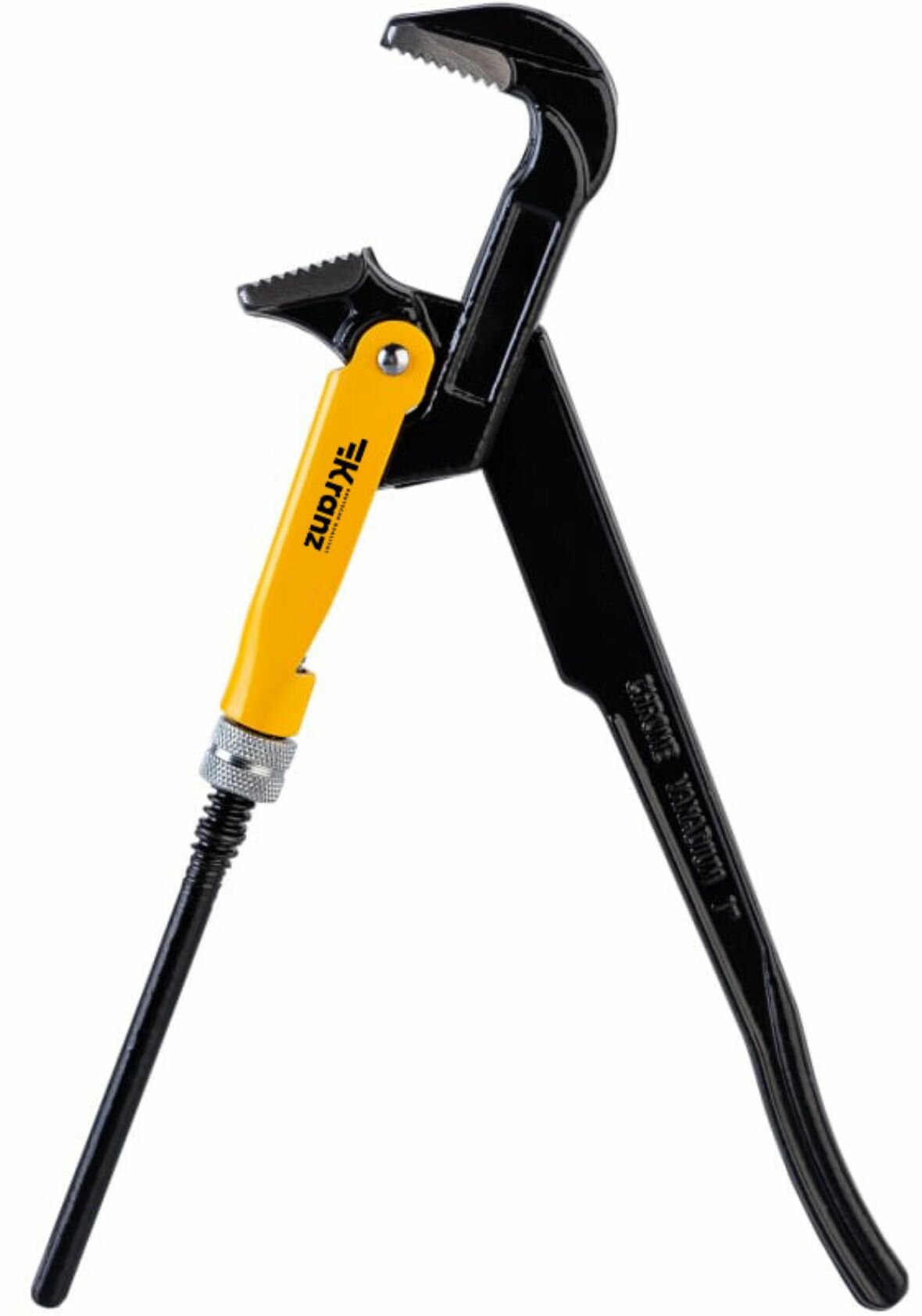 Ключ трубный рычажный KRANZ № 0, 250 мм, литой, KR-12-5901