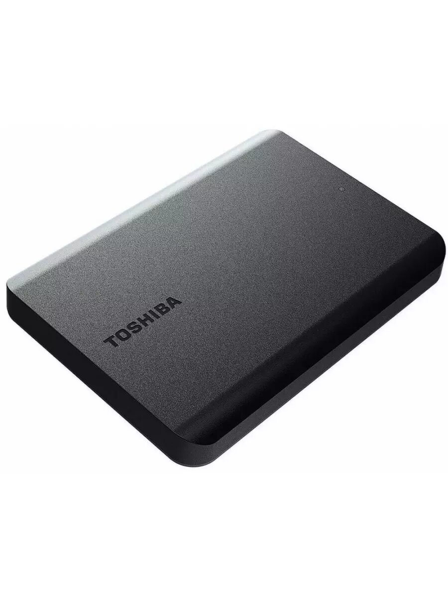 Внешний жесткий диск HDD 2ТБ Toshiba Canvio Basics HDTB520EK3AA, USB 3.0, 2.5" портативный, для ПК и ноутбуков, черный