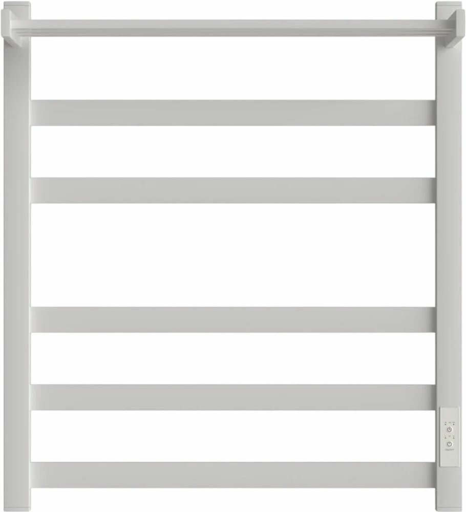 Полотенцесушитель электрический Point Меркурий PN83856PW 50х60 с полкой, белый