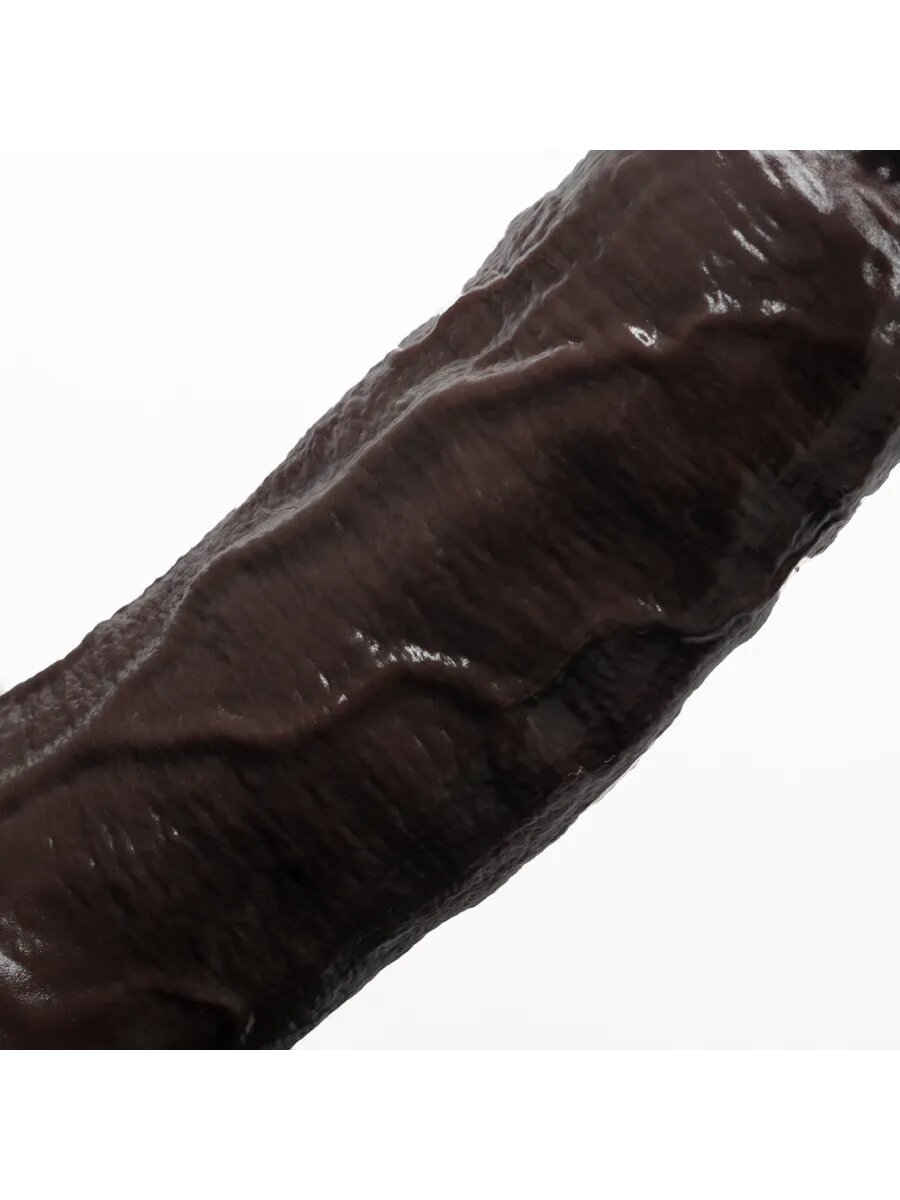 Фаллоимитатор на присоске огромный силиконовый натуральный большой