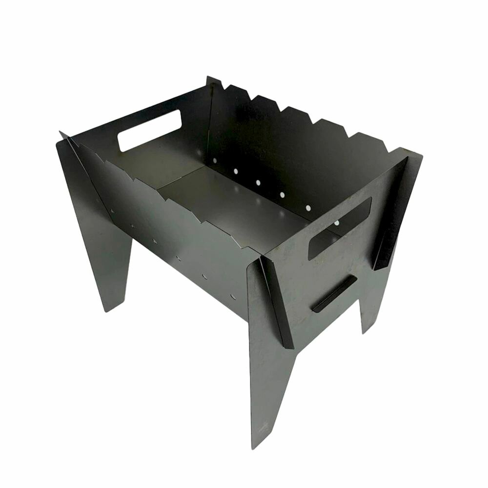 Мангал сборный 32,4x24,5x26,5 см сталь 0,5 мм