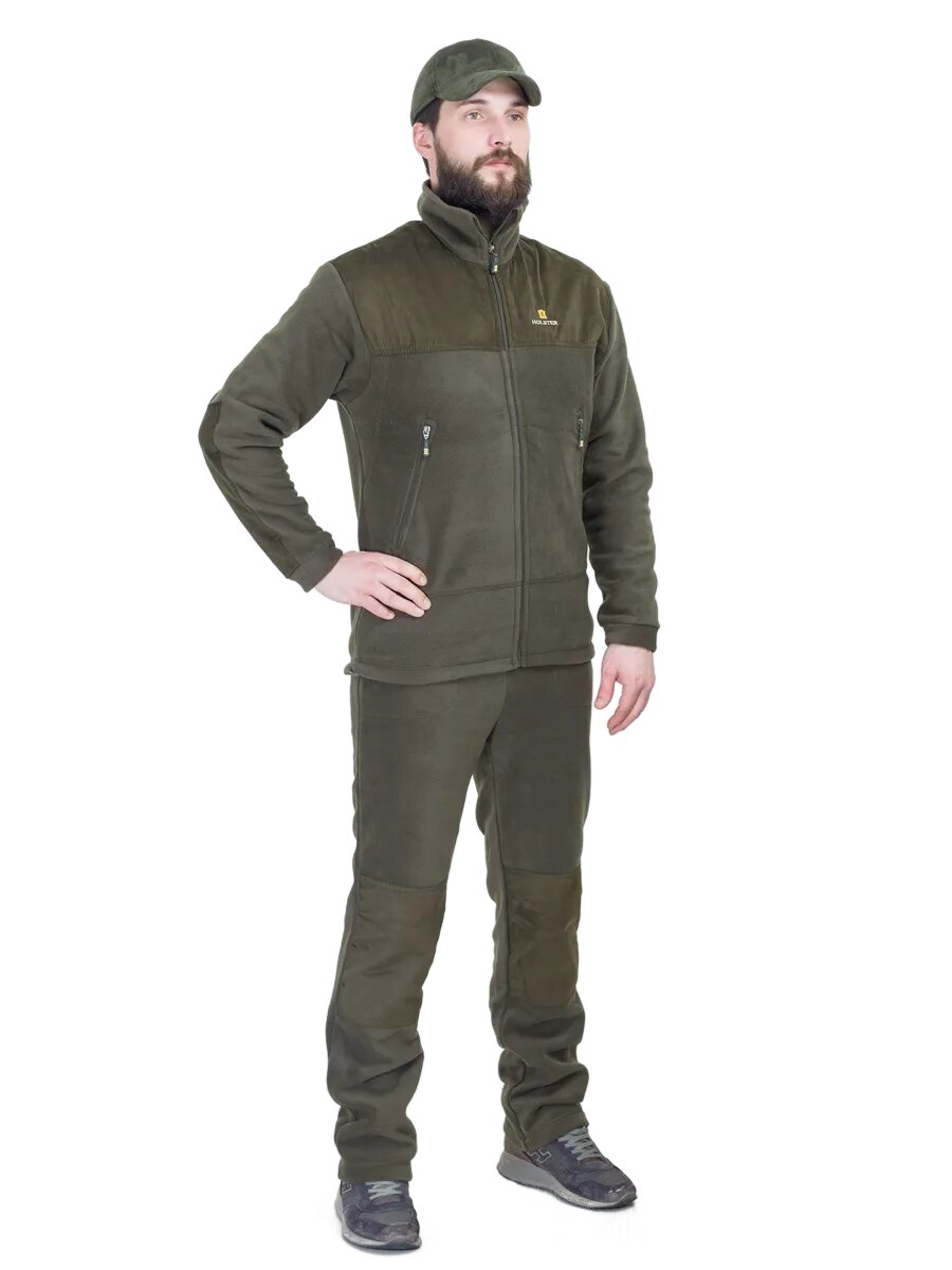 Костюм мужской Кедр GW олива для спортивного стиля и утепляющего слоя