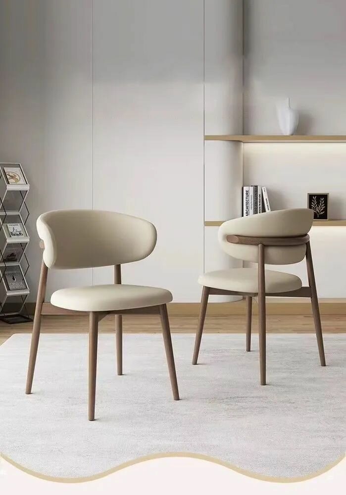 Стул "Эко", бежевый, офисный, без подлокотников, 48 см x 54 см x 80 см