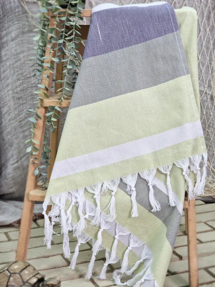 Полотенце пляжное, Cherir, 90x160 см, пештемаль Спа