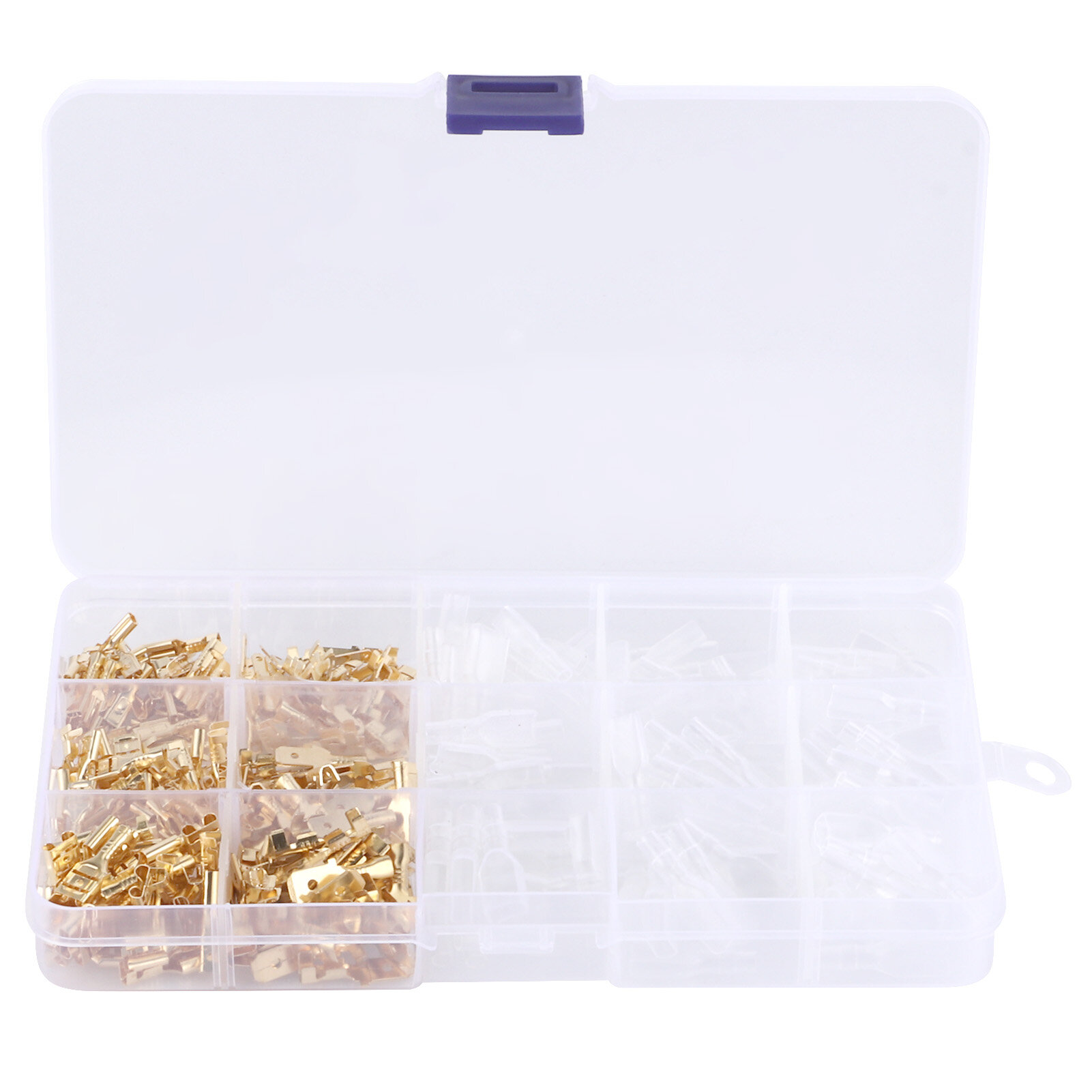 Электрические клеммы папа/мама, 2.8/4.8/6.3мм, 270 шт.