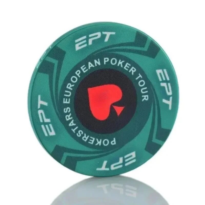 Керамические фишки для покера 10 шт.