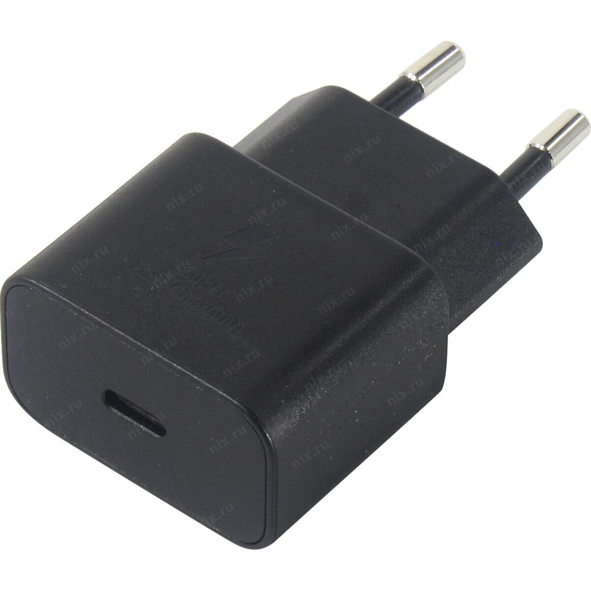 Samsung Зарядное устройство USB (Вх. AC100-240V, Вых. DC5V/9V, 25W, USB-С, кабель USB C)