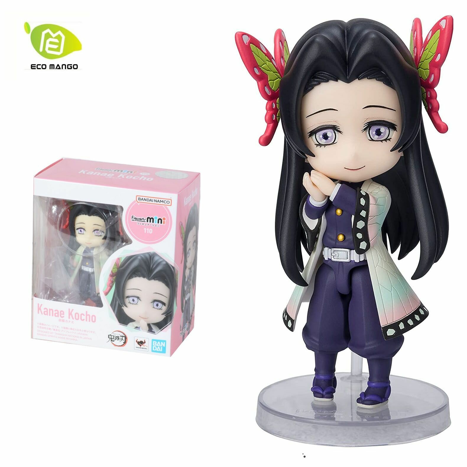 Экшн фигурка Bandai Figuarts Mini 110 Demon Slayer Канаэ Кочо 9cm, Kanae Kocho