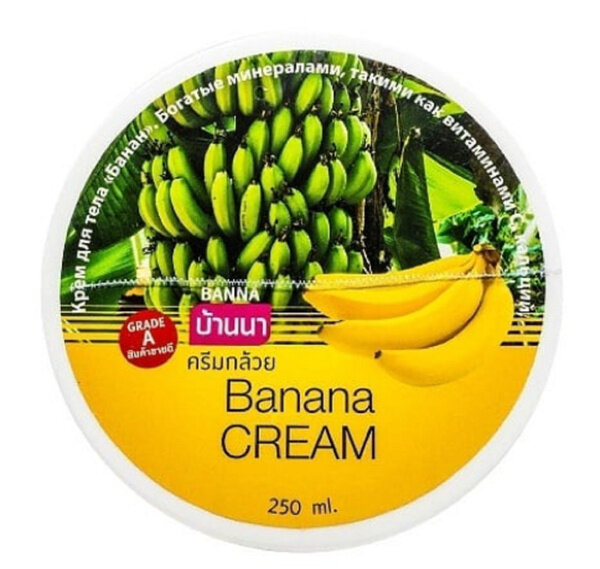 Крем для тела Banna с экстрактом банана, коэнзимом Q10 и витамином Е 250 мл.