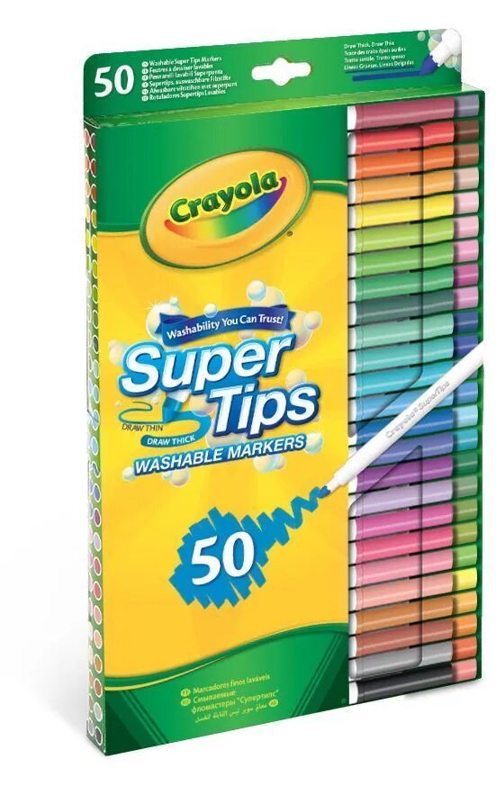 Crayola Набор фломастеров, 50 шт.