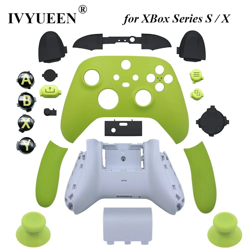Корпус для контроллера Xbox Series X S IVYUEEN Electric Volt White