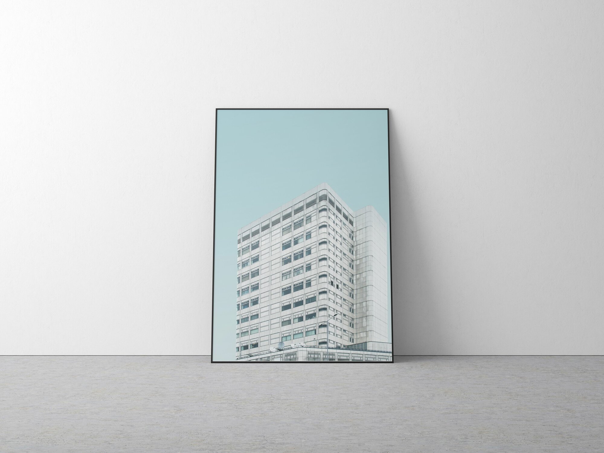 Постер интерьерный, минимализм, "Скандинавская архитектура", 30х40 см, в тубусе