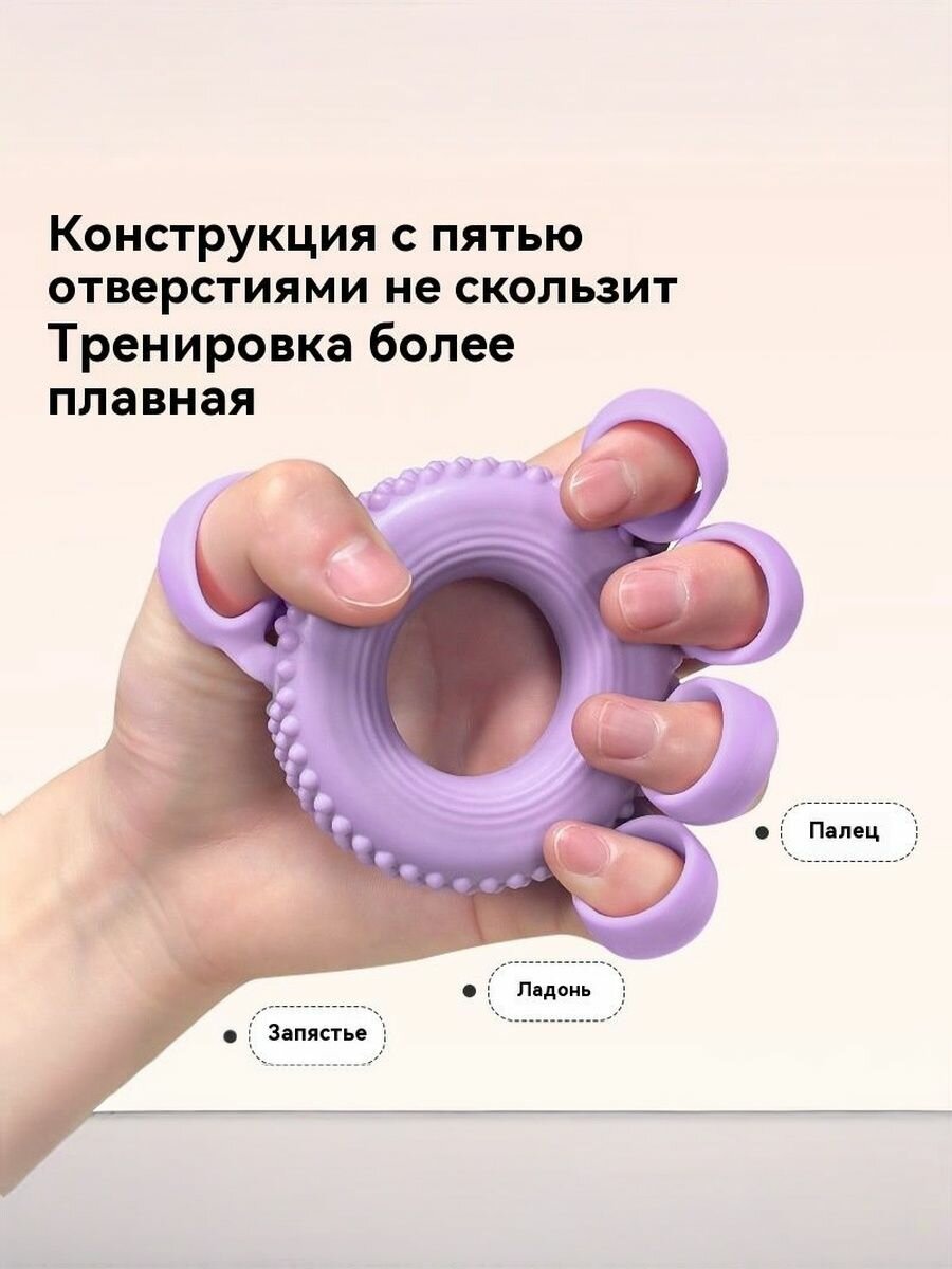 Многофункциональное силиконовое устройство для захвата пальцев для тренировки пяти пальцев