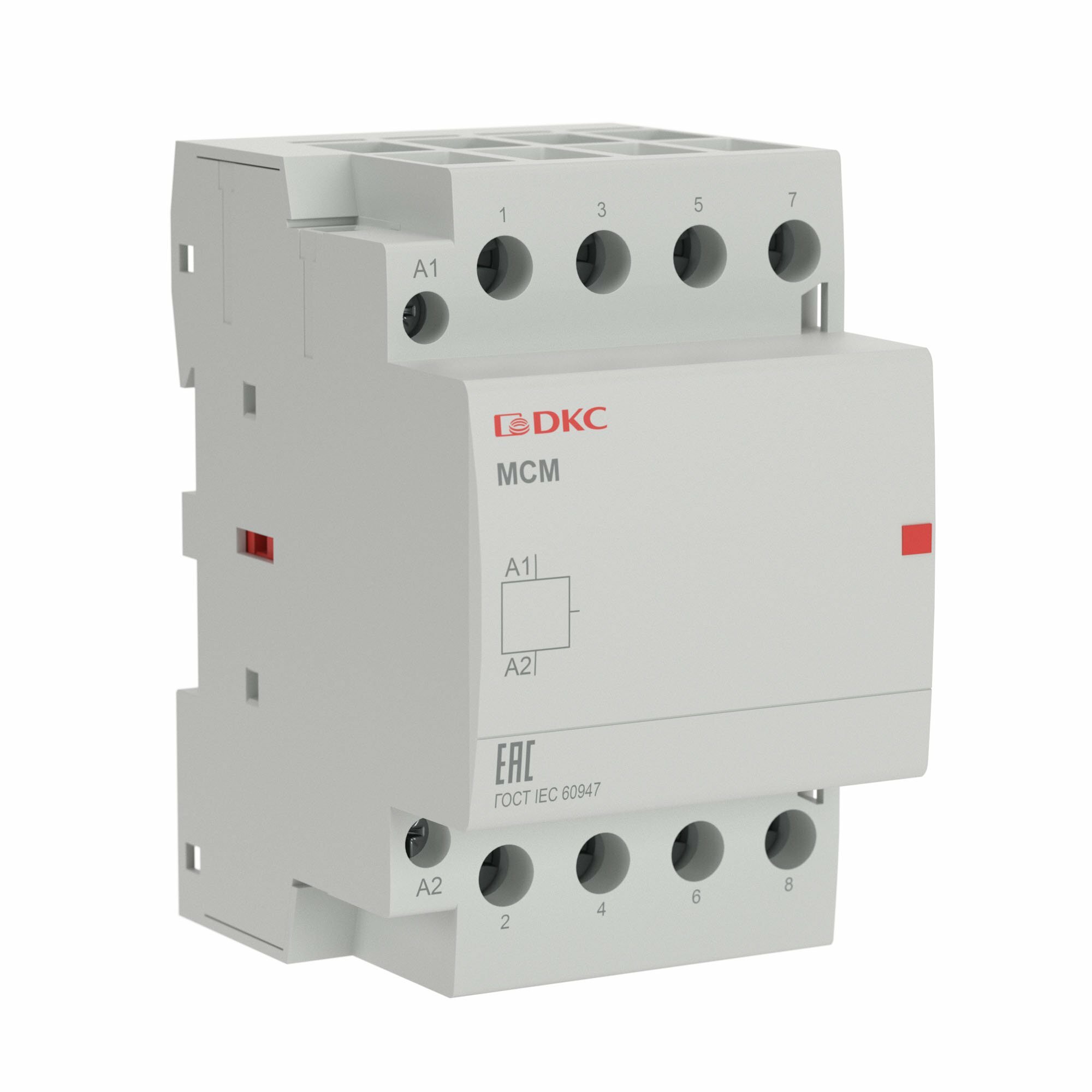 Модульный контактор YON MCE 4P 63A 4НО управляющее напряжение 240В 50Гц, DKC, MCE-63-40-A240