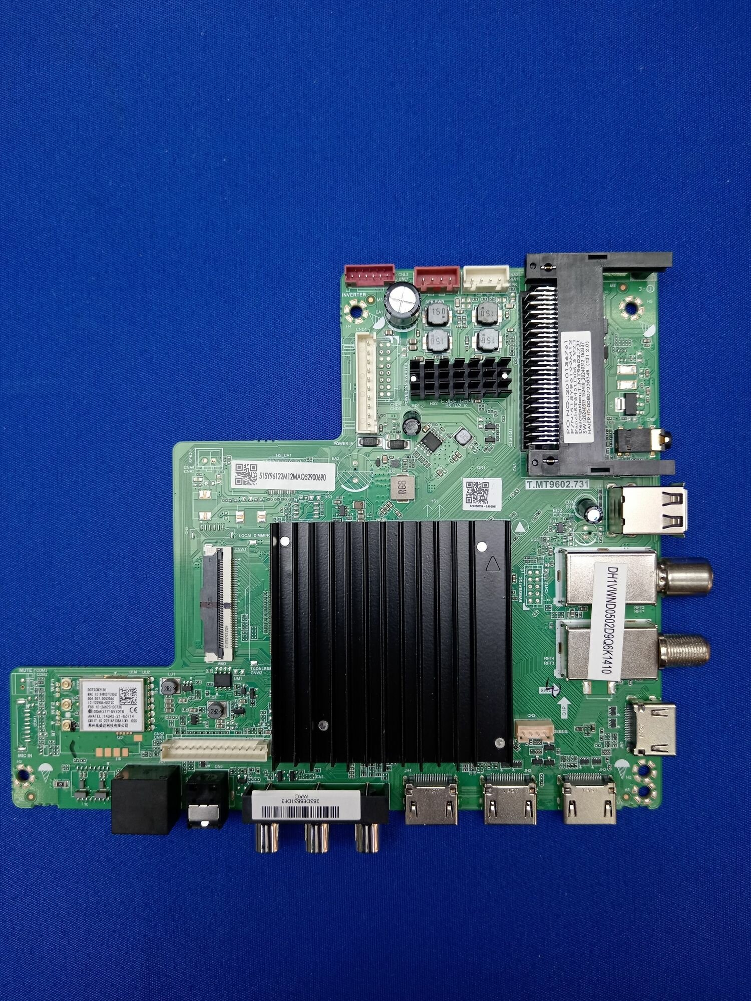 T. MT9602.731 515Y96122M12 V2.1 2010136761 для 65 Smart Tv S2 Основная плата арт. 13607