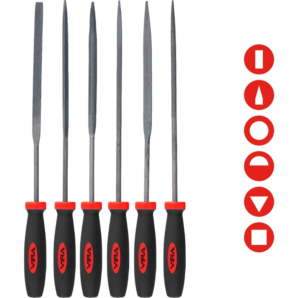 Набор надфилей 6шт Vira 822011