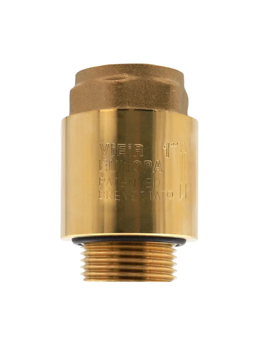 Обратный клапан Vieir ZHM675, латунь, муфтовое присоединение, Ду 25