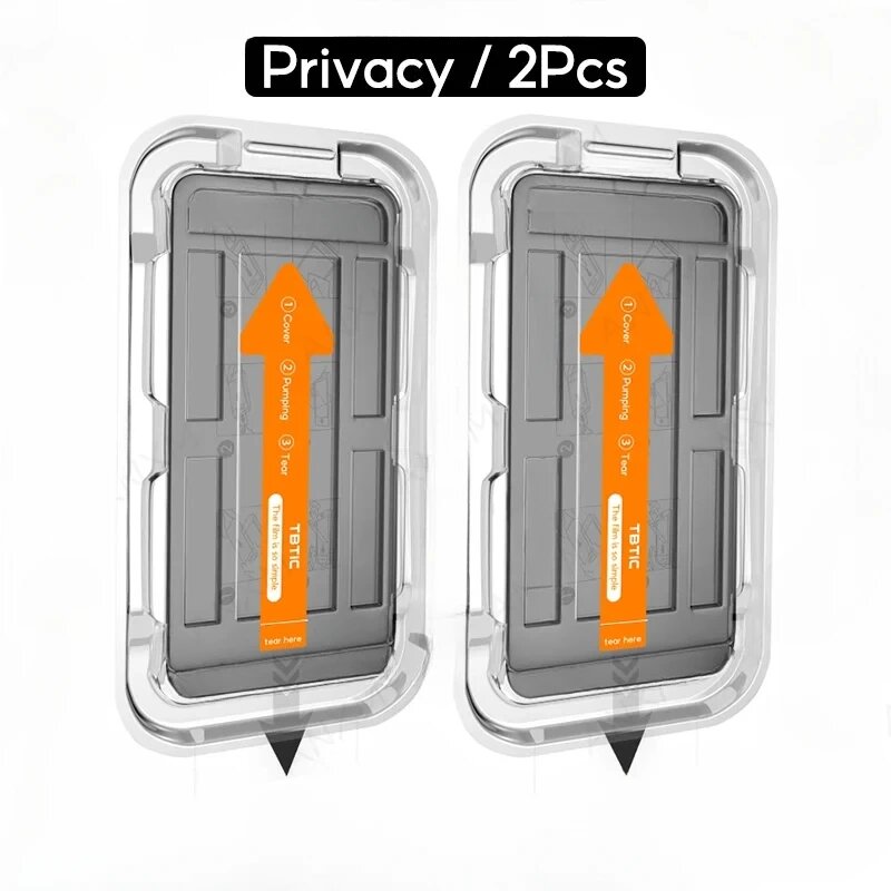 2 шт. Защитное стекло для iPhone XR, Anti Spy