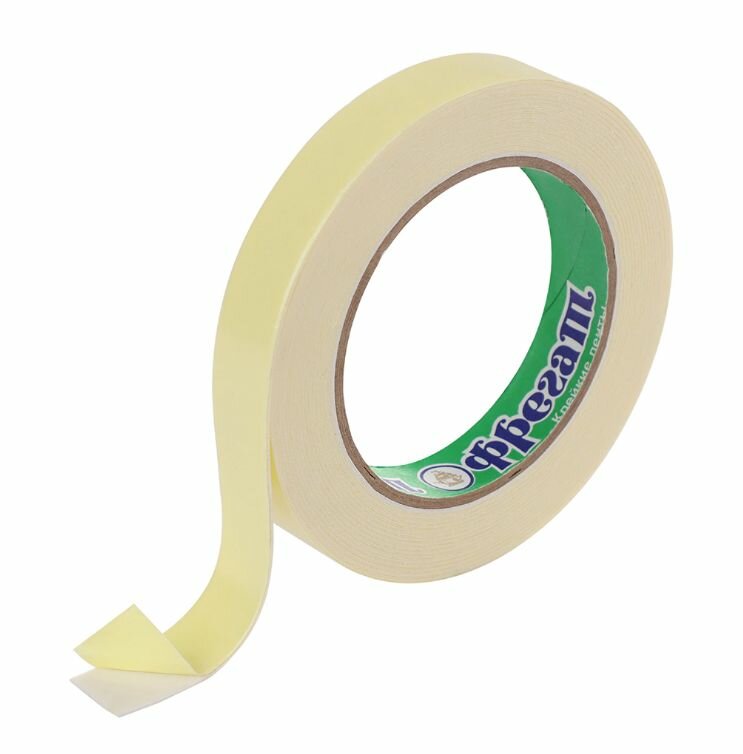 Клейкая лента двусторонняя для зеркал Фрегат 19 мм х 5 м