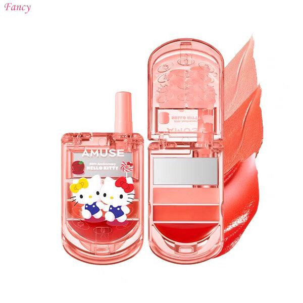Глазурь для губ Amuse с ко-брендом Hello Kitty small mobile phone для нанесения румян двойного назначения на губы